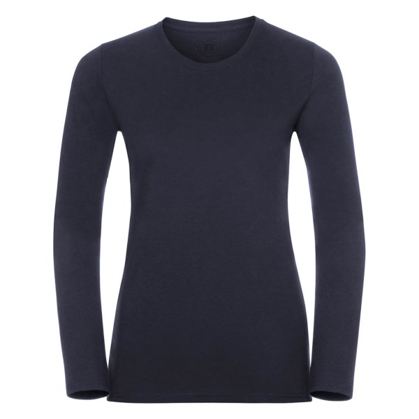 Damen Langarm T-Shirt, Russell HD - Tshirt-Expert